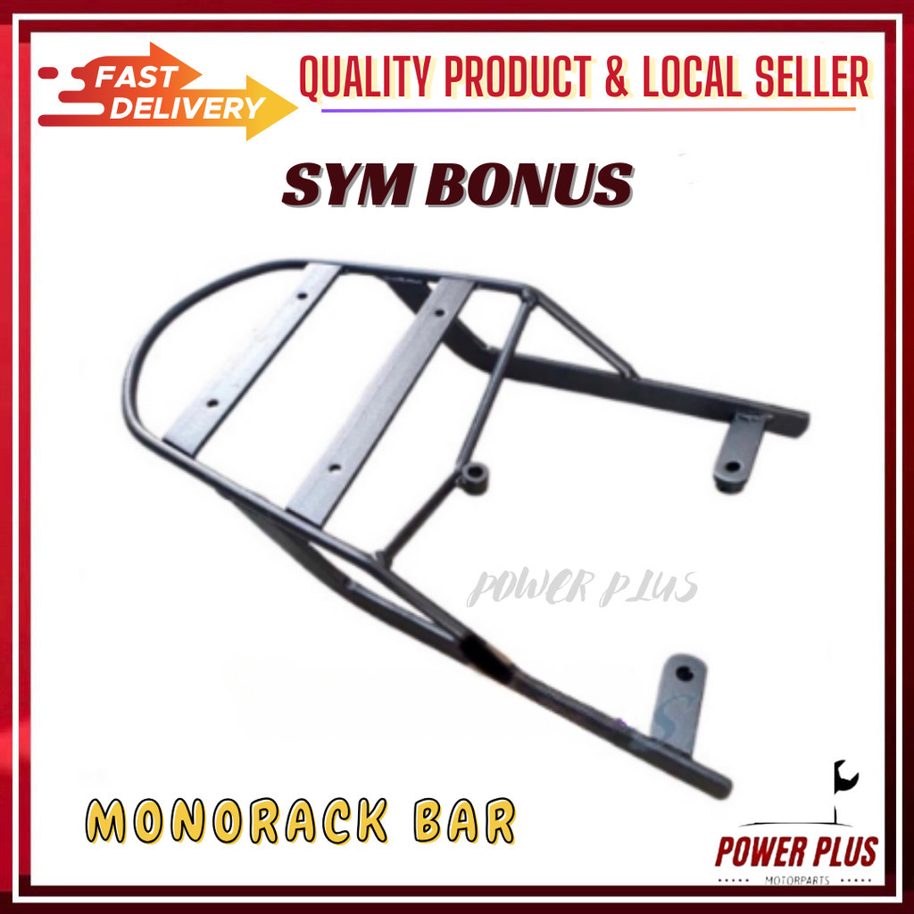 SYM E Bonus110 E-Bonus 110 E Bonus 110 SR Monorack Mono Rack Bar Rear Top Box Carrier Besi ...