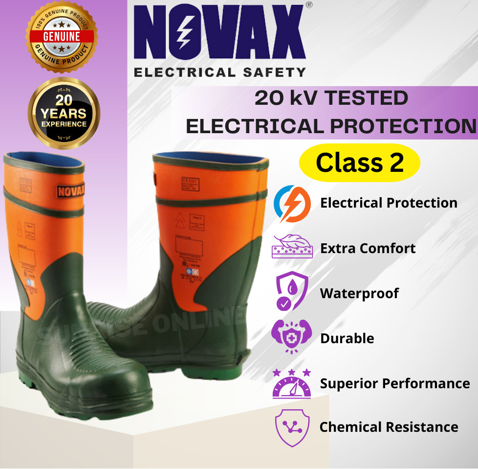 [ORIGINAL] Novax Dielectric Safety Boots [Durable and Heavy Duty ...