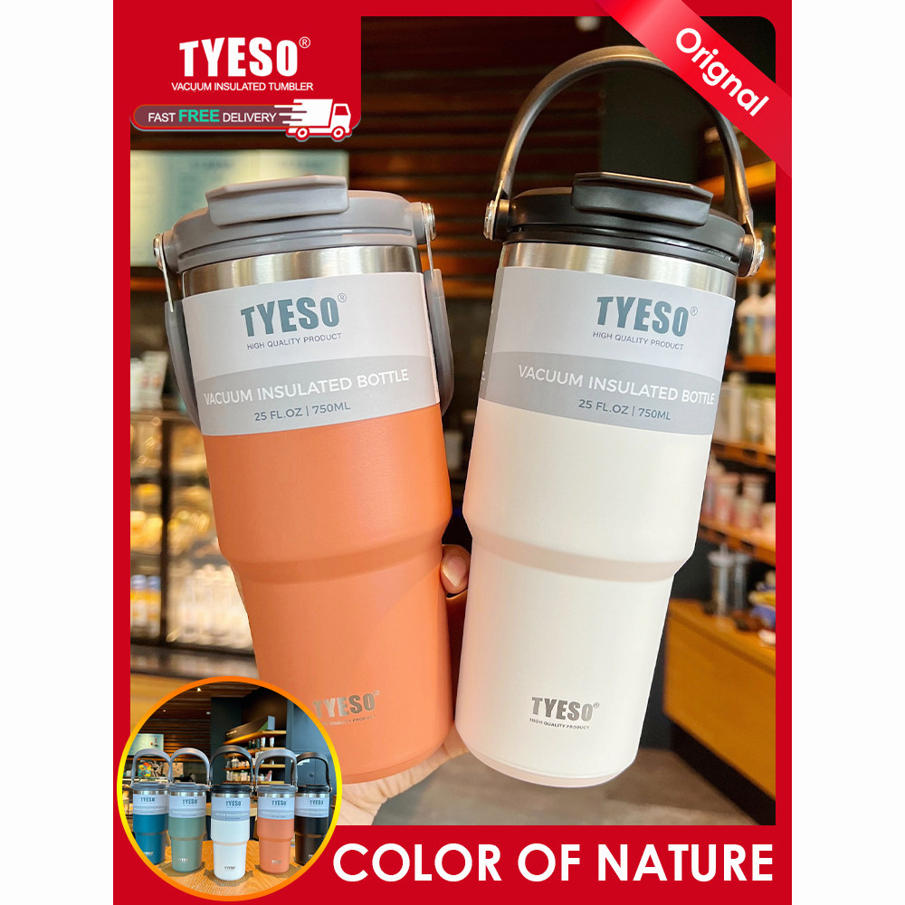 Original Tyeso Vacuum Insulated Tumbler Hot And Cold Thermoflask ...