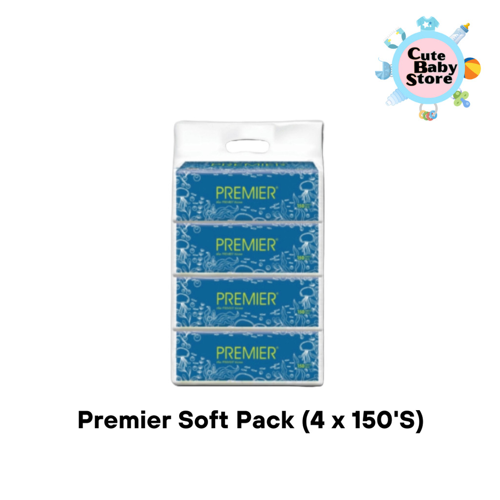 Premier Soft Pack Tissue (4 x 150'S) | Shopee Malaysia