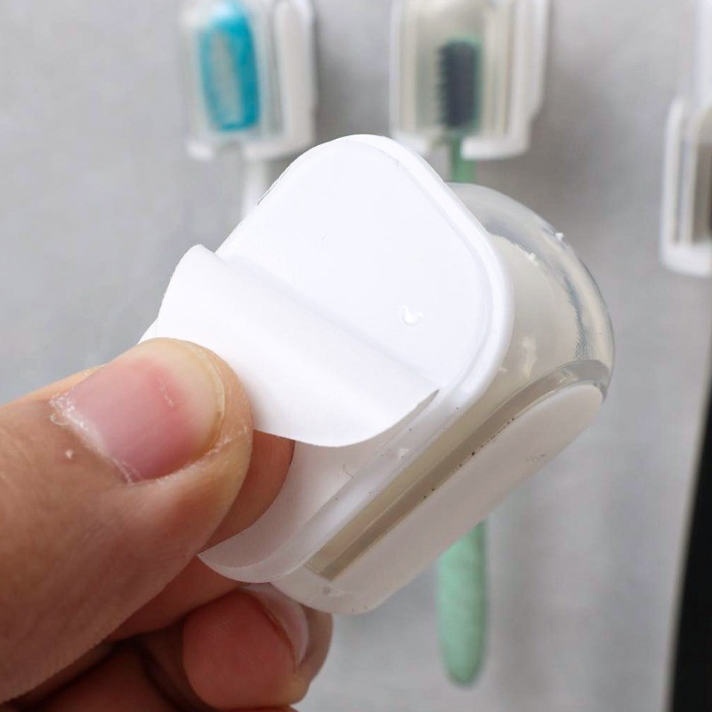 [ Featured ] Flip Cover Toothbrush Holder - Wall-mounted Toothbrush ...