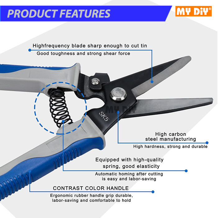 DIY Online4u - SK5 MULTIFUCTIONAL IRON SHEET SCISSOR PRUNING SHEAR ...