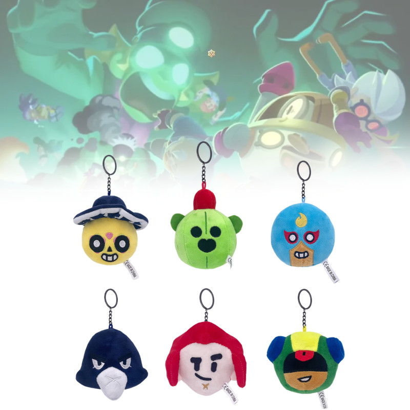 Plush Spike Delightful Toy Keychain From Brawl Stars With Premium ...