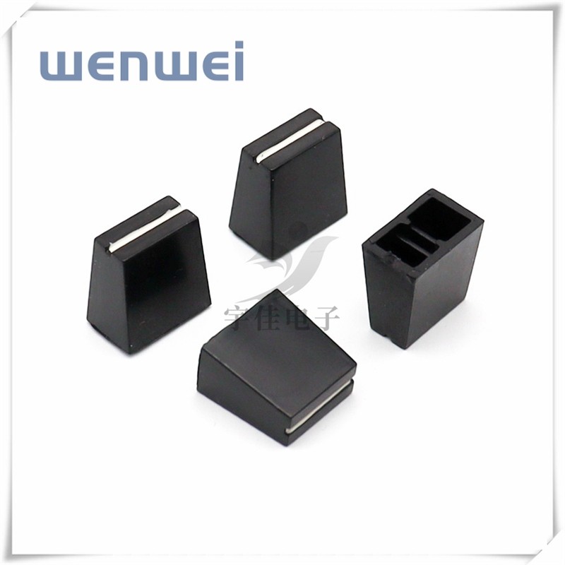 10Pcs 13X8X13.5 Black And White Plastic Push Button Straight Slide Push ...