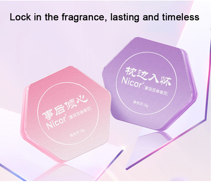 Solid Balm Longlasting Fragrance Stick / Portable Nicor Scent For Women ...