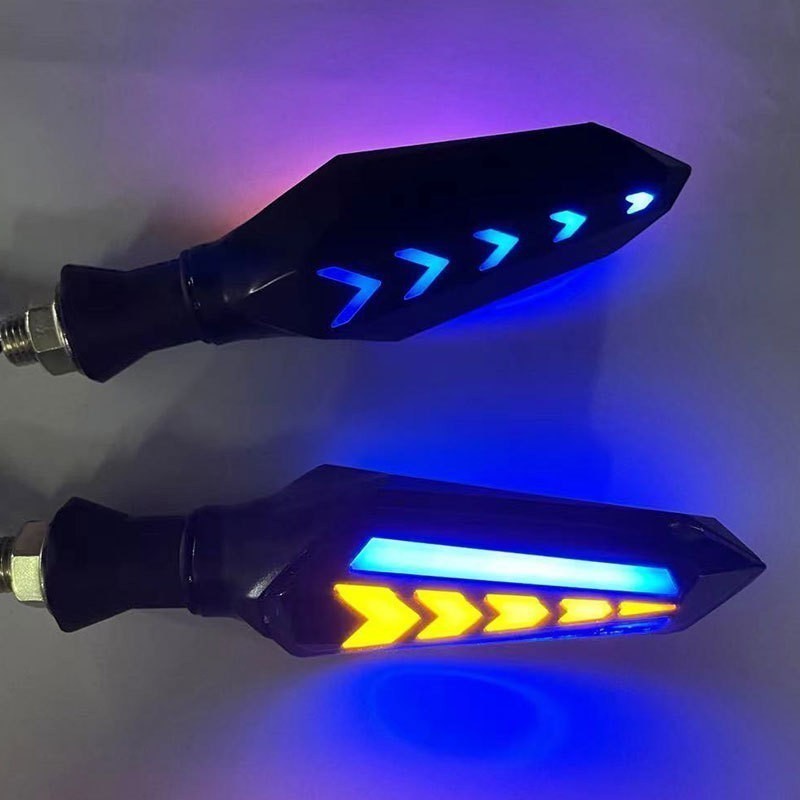 1-2Pcs Led Signal Motorcycle Lampu Led Motor LED Turn Signal Lamp ...