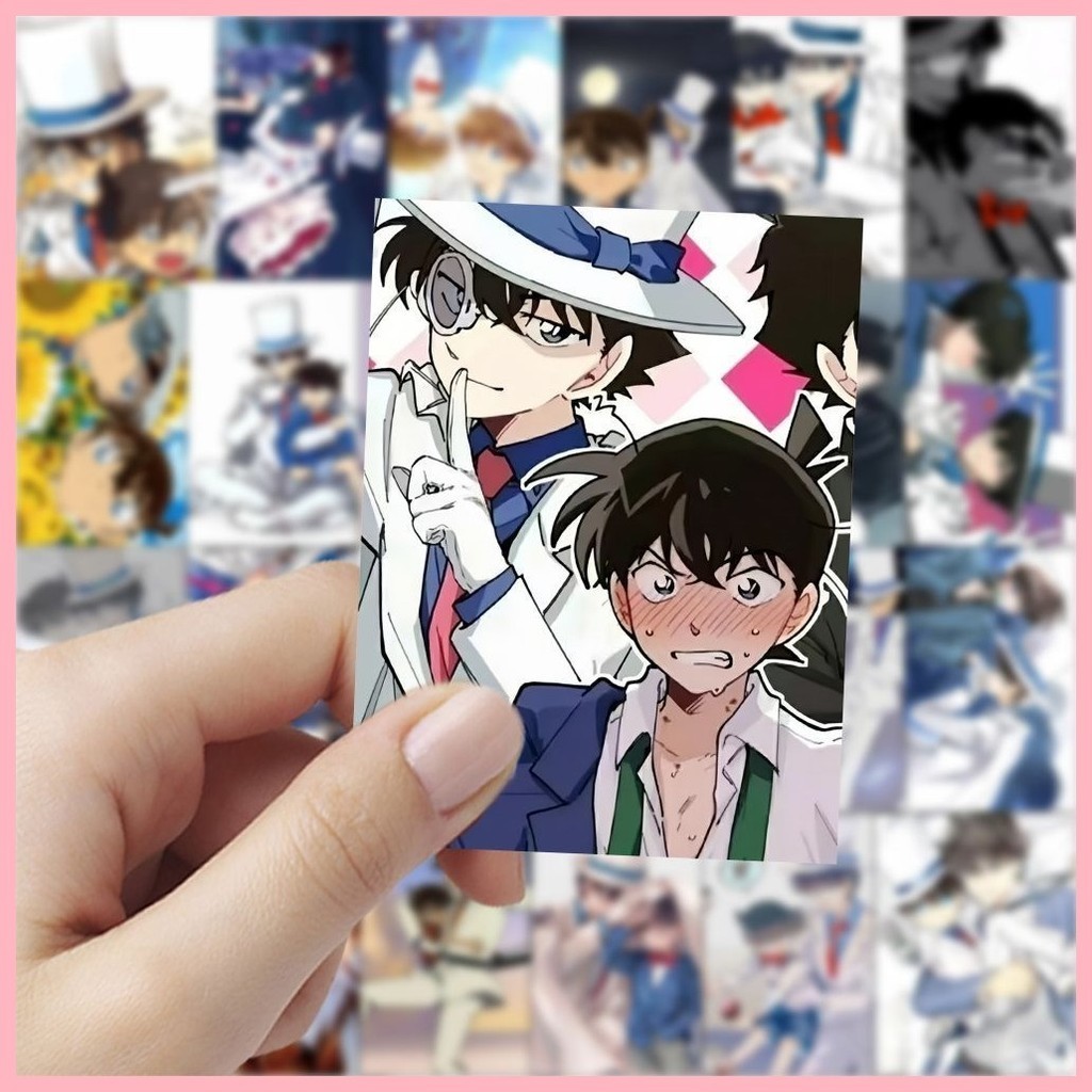[GUYN] Sticker Detective Conan (63 Sheets) Kaito Kid Conan Edogawa Kico ...