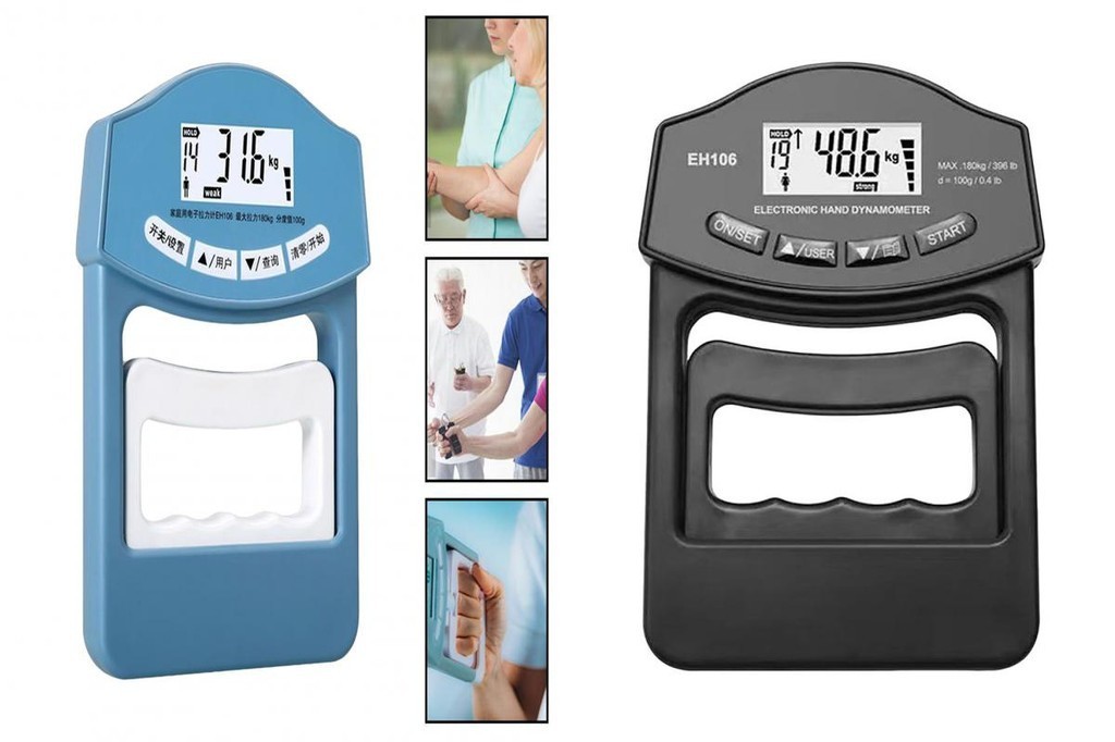 Electric Grip Strength Tester Led Display Hand Dynamometer Digital Hand ...