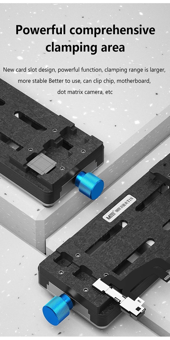 MaAnt T1 Steel Universal Fixture for Mobile Phone Main Board Repair PCB Holder NAND CPU IC Chip ...