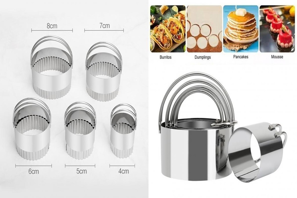 Cookie Cutter Shapes Baking Tools Professional Stainless Steel Cookie Cutter Set with Handle for ...