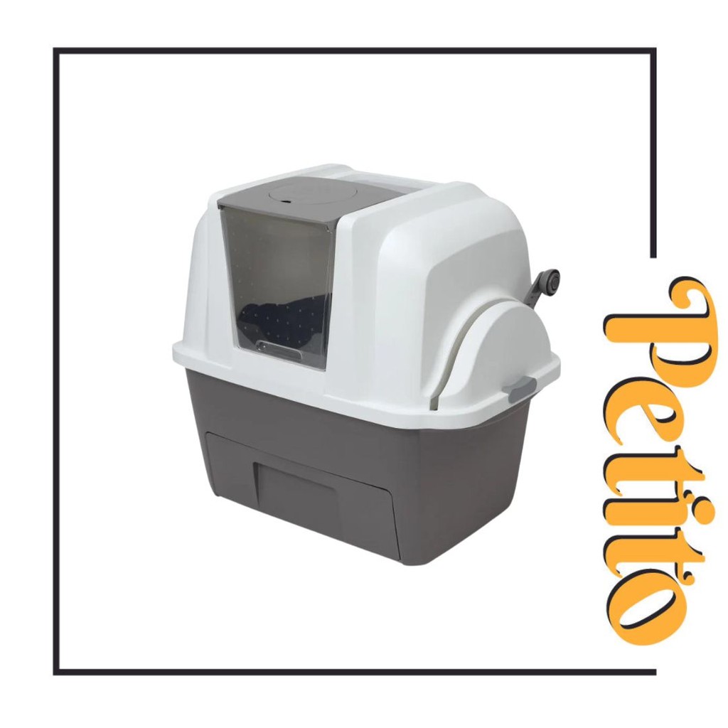 Catit Smartsift Litter Box with Airsift Filter System / Cat Litter Box ...