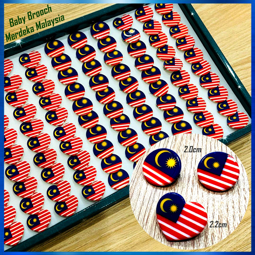 BABY BROOCH BENDERA MALAYSIA MERDEKA | Shopee Malaysia