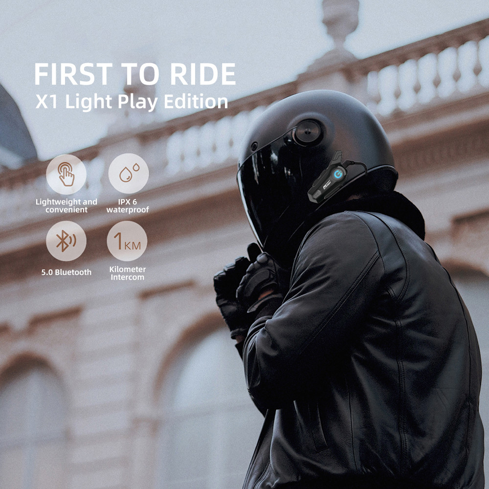 (Malaysia Stock) Motorcycle Intercom Helmet Bluetooth TWs Motorcycle ...