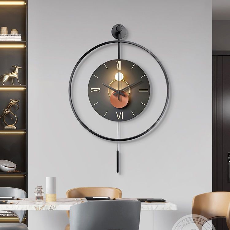 Modern Luxury Wall Clock For Living Room Home Decoration Nordic Silent ...