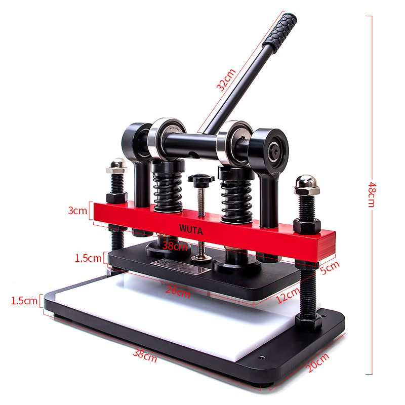 WUTA Leather Cutting Machine Manual Die Cutter Embossing Shaping Tools ...