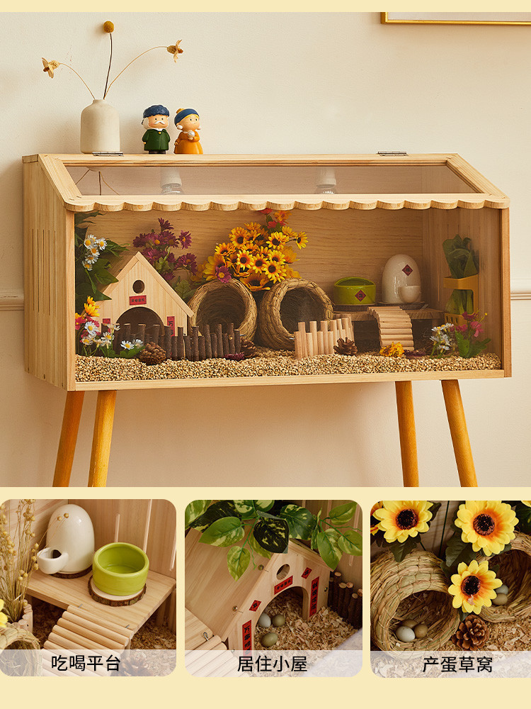 （Free Shipping）Luding Chicken Breeding Box Solid Wood Full Set Of ...