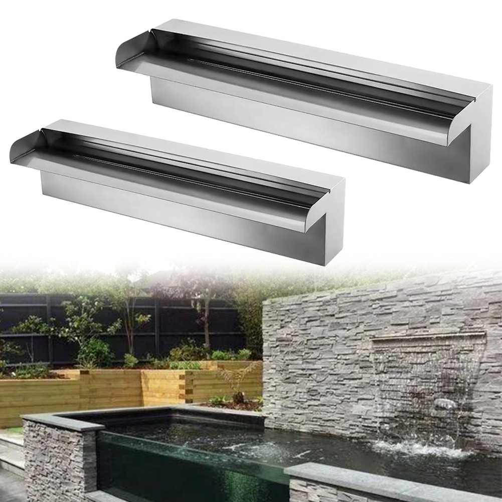 [HME] Stainless steel waterfall fountain: waterscape for gardens and ...