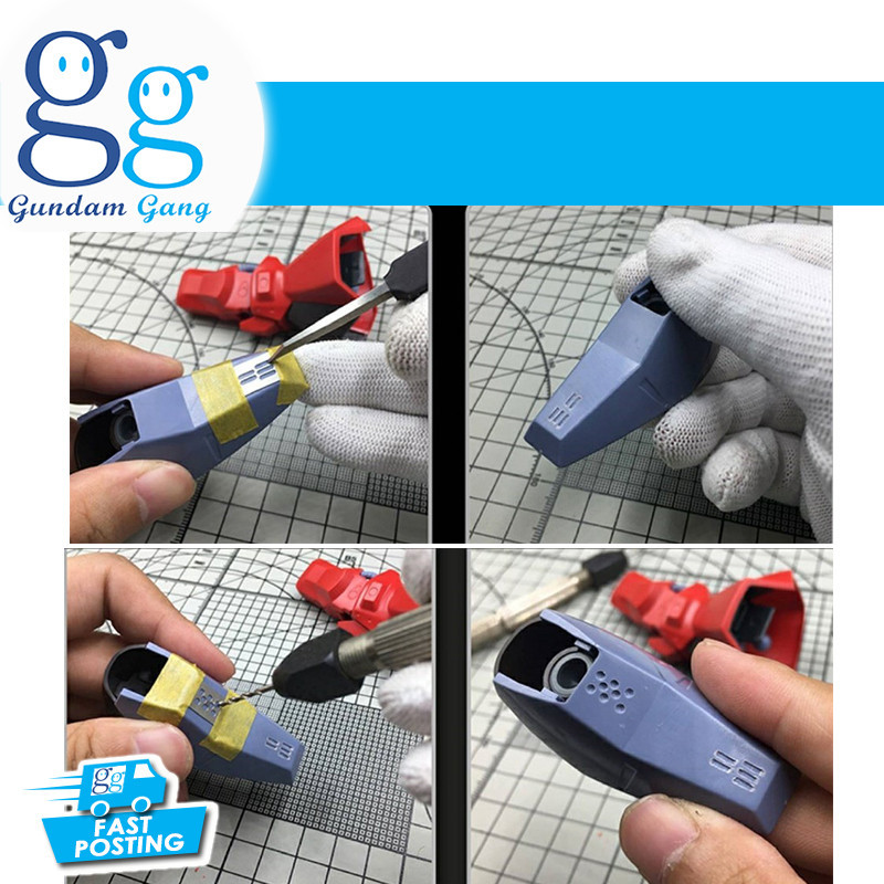 Panel Line Scribing Template Shape Crafting Ruler [Gundam Gang ...