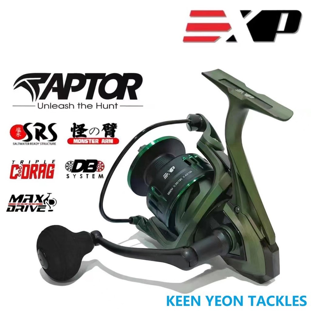 EXP RAPTOR SW SPINNING REEL | Shopee Malaysia