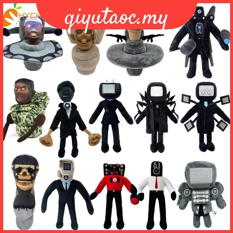 Hychumey 31cm Skibidi Toilet Plush Toy Monitor Man Titan Cameraman ...
