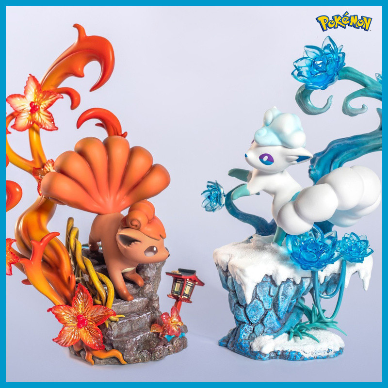 15cm Pvc Statue Alolan Vulpix Doll Anime Character Collection Model ...
