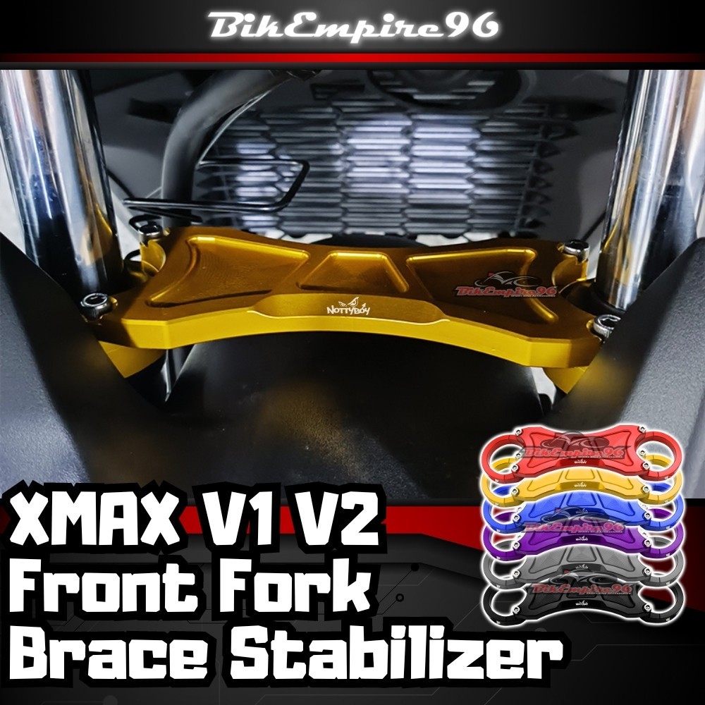 Xmax V1 V2 Front Fork Brace Stabilizer Shock Absorber Bracket Rear ...