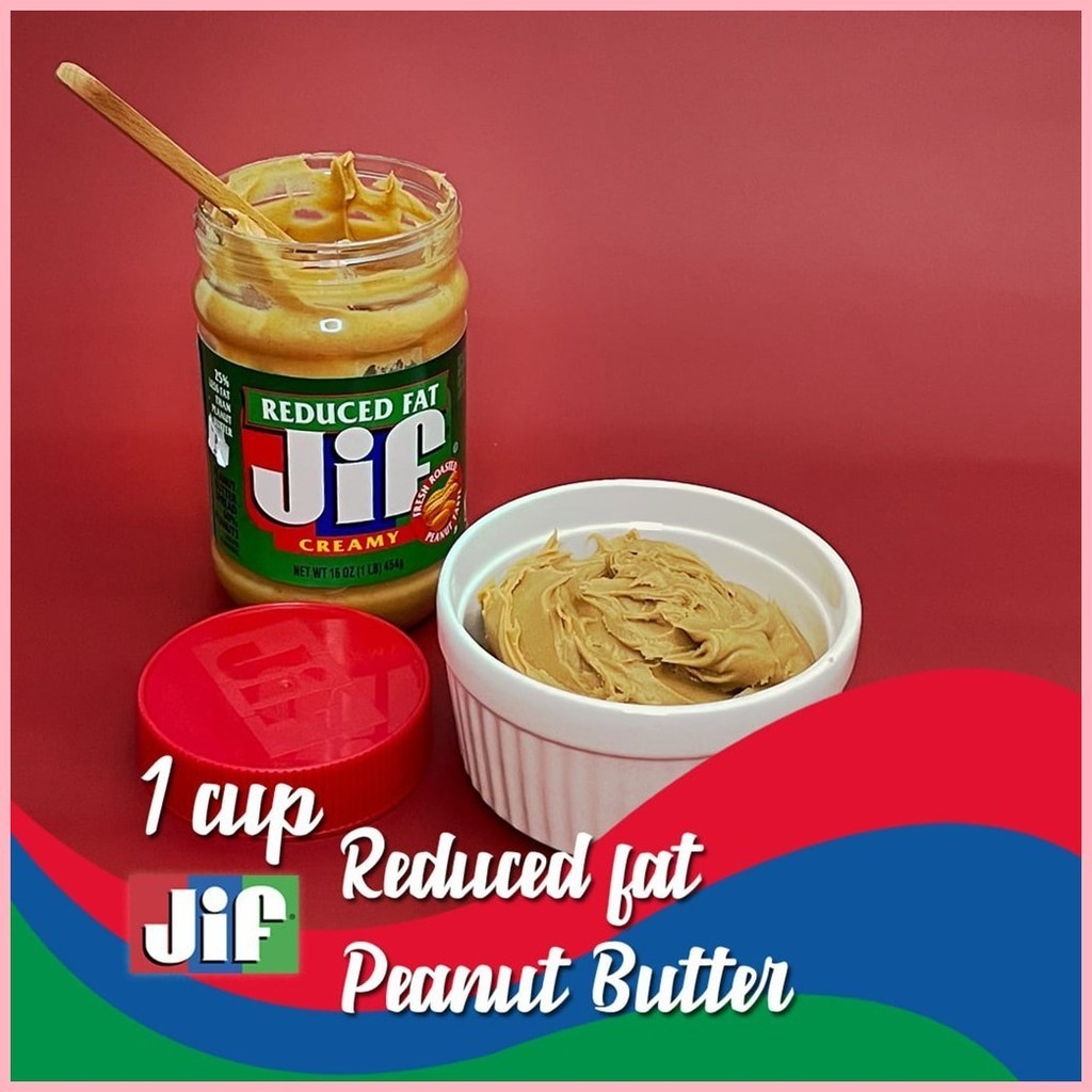 Jif Reduced Fat Creamy Peanut Butter 16oz (454g) | Shopee Malaysia