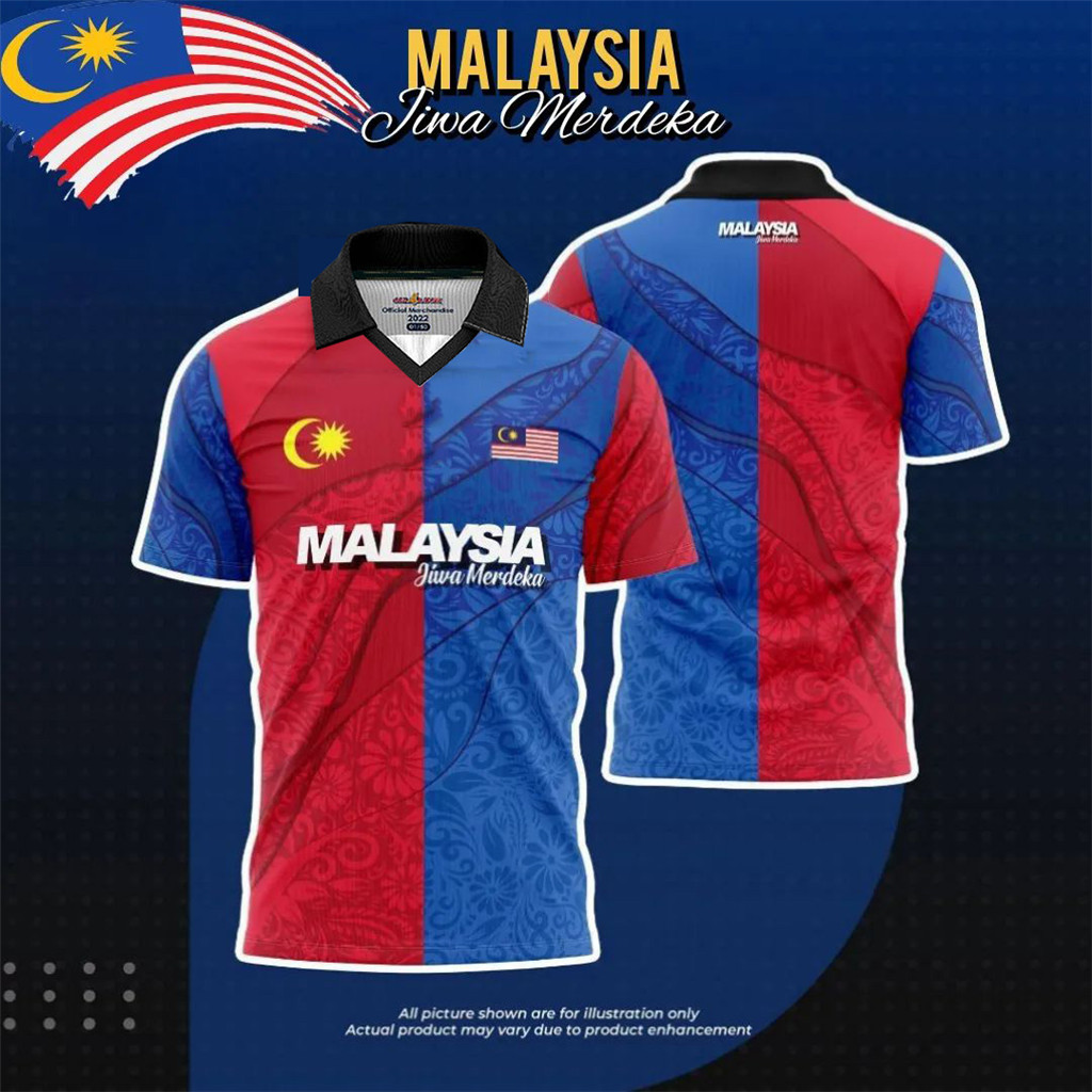 Merdeka 67 Tahun 2024 Sublimation Tshirt | Baju Merdeka SHIRTS ...