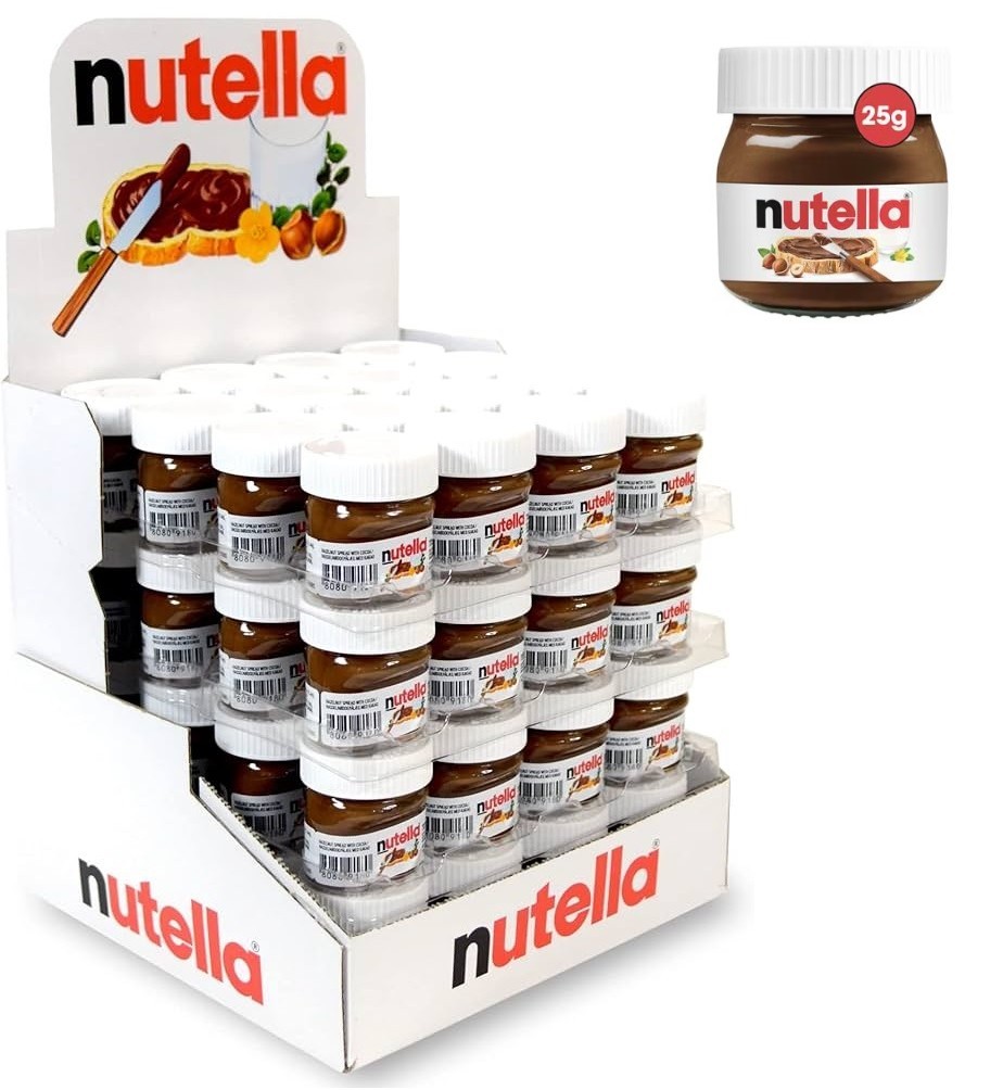Ferrero Nutella Hazelnut Spread Mini Bottle 25g (Made in E.U)(BB: OCT ...