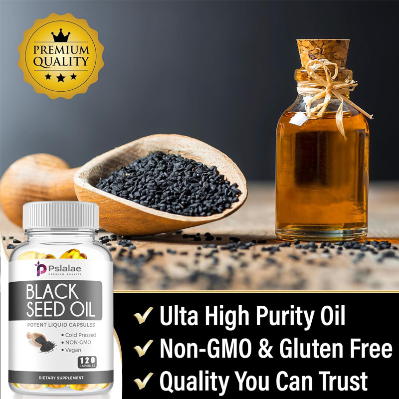 High Strength Black Cumin Seed Oil Capsules | Cold Pressed | Black ...