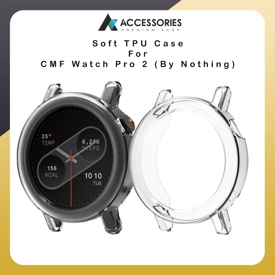 CMF Watch Pro 2 Soft Case, Flexible Transparent Design Casing, Smart ...