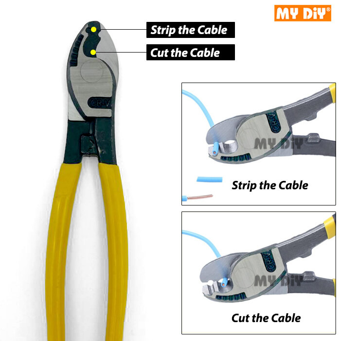 MYDIYHOMEDEPOT - 6" 8" CABLE CUTTER WIRE STRIPPING CUTTER WIRE CABLE ...