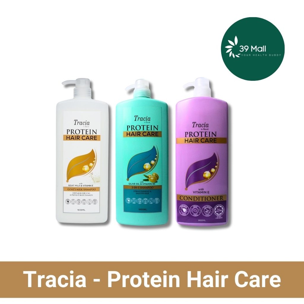 Tracia - Protein Hair Care Shampoo & Conditioner 1000ml | Shopee Malaysia