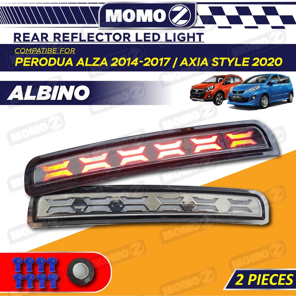 Car Rear Bumper Reflector Light Perodua Alza 2014 - 2017 Axia Style ...
