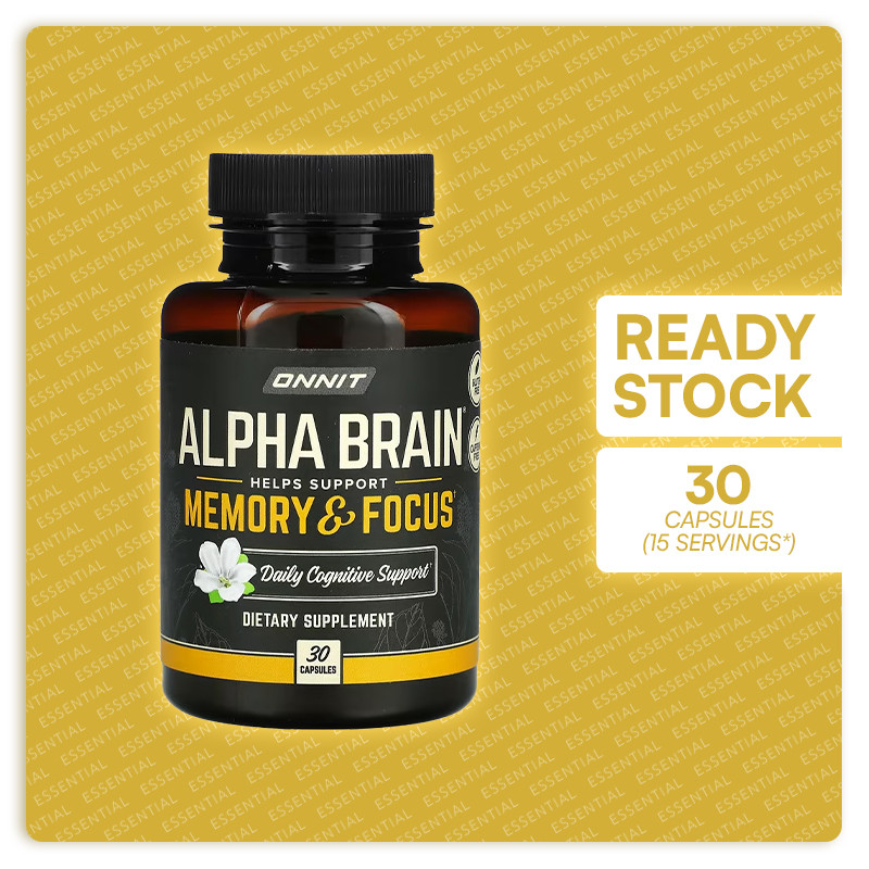 [Ready Stock] [EXP12/2025] Onnit Alpha Brain Memory & Focus ( 30 ...