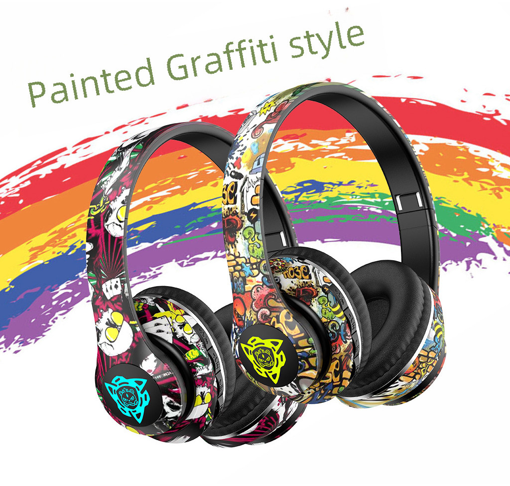 Cross-border hot model P35 national trend graffiti head-mounted ...