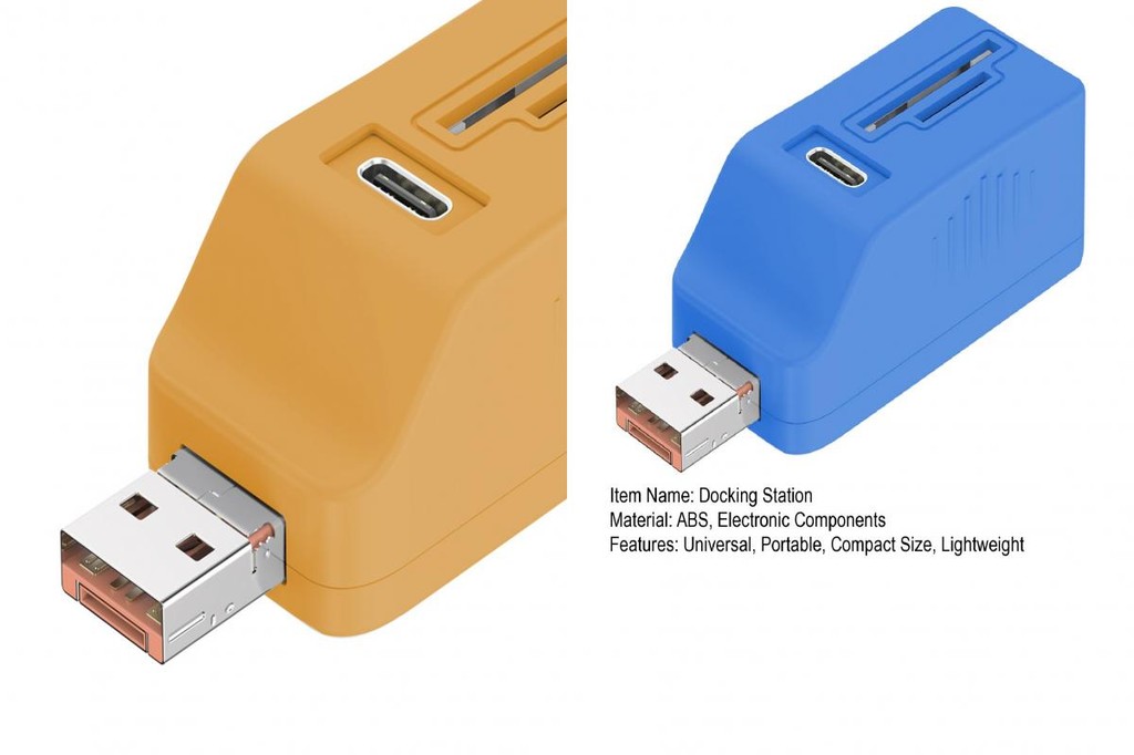 Compact Usb Hub High-speed Data Transfer Docking Station Portable Usb 3 ...