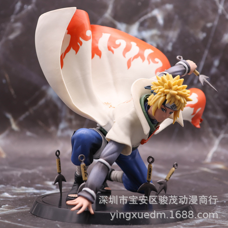 Pvc Detailed Naruto Minato Sitting Pose Figure Ideal For Anime ...
