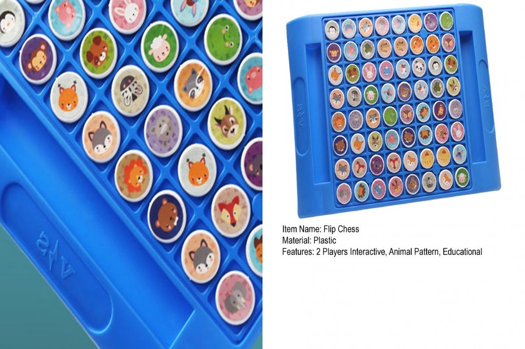 WA_ Kids Flip Chess Game Kids Educational Memory Game Fun Memory Chess ...