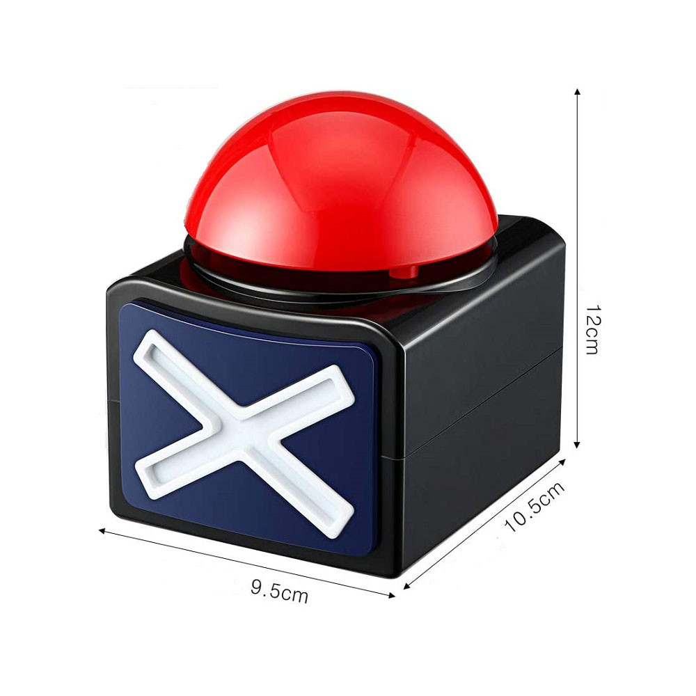 Quiz Buzzer Set Game Show Buzzer with Sound Light Trivia Talent Show ...