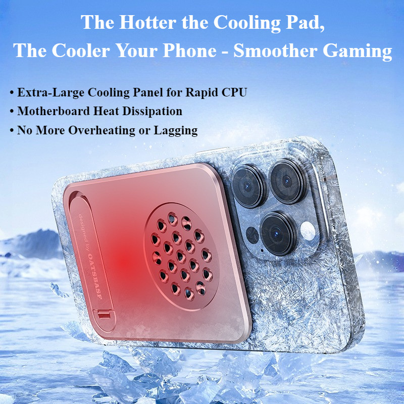 Oatsbasf Portable Cooling Pad with Stand Magnetic Pads Magnetic Heat ...