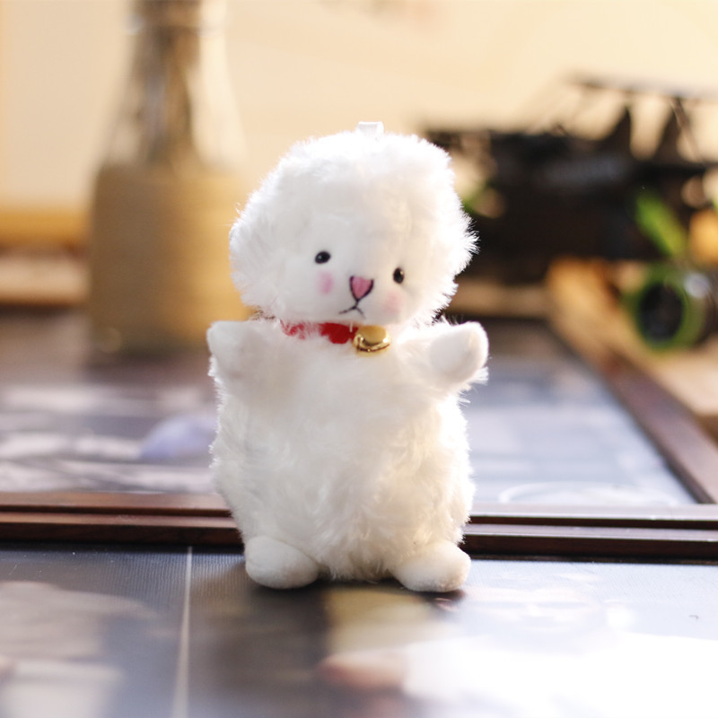 Adorable Mini Sheep Plush Toy Soft Bell Animal Stuffed Lamb | Shopee ...