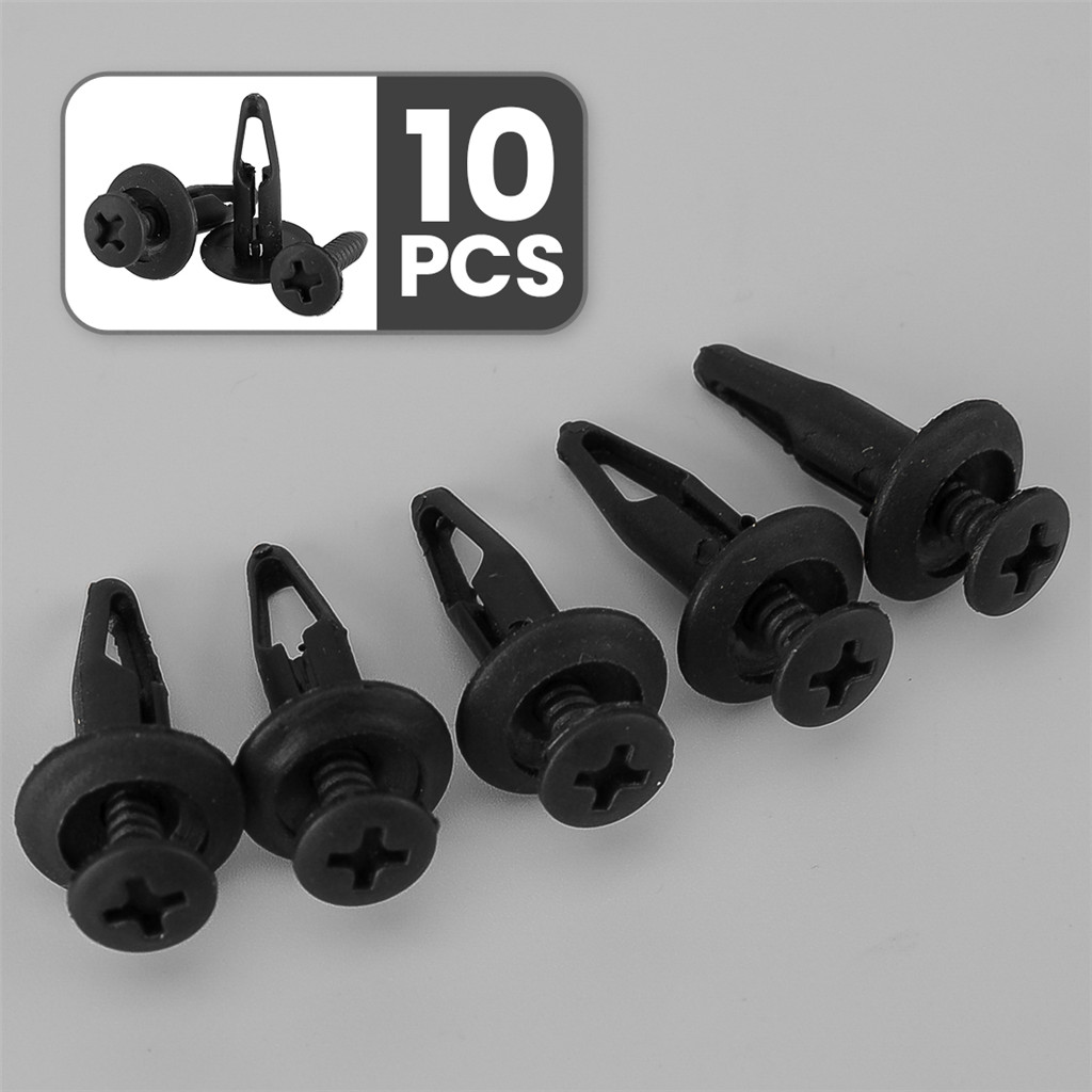 10Pcs Front Grille Bumper Mudguard Panel Trim Scrivet Rivet Retaining ...