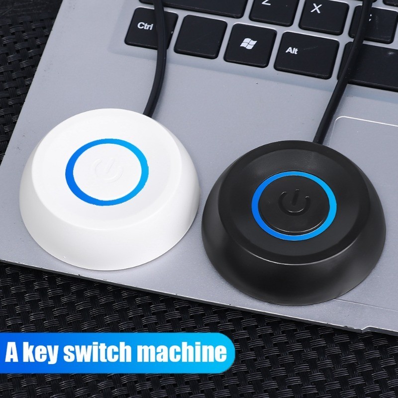 Computer Desktop PC External Switch - Built-in Colorful LED Light - One ...