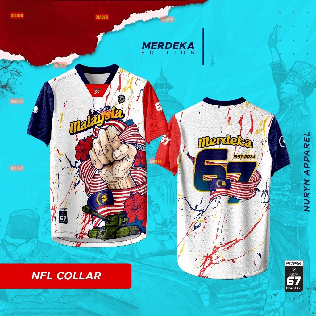 Adult/KID Merdeka Malaysia Sublimation Shirt Baju Merdeka_yyth | Shopee ...