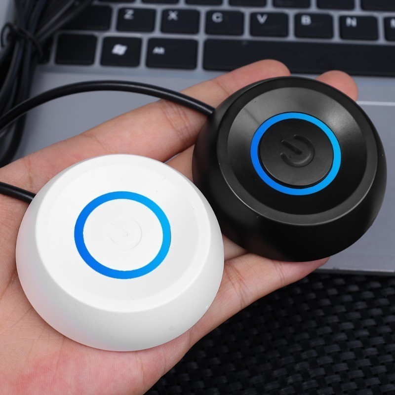 One-Button Power With LED Light - Desktop PC Power Button - On/Off ...