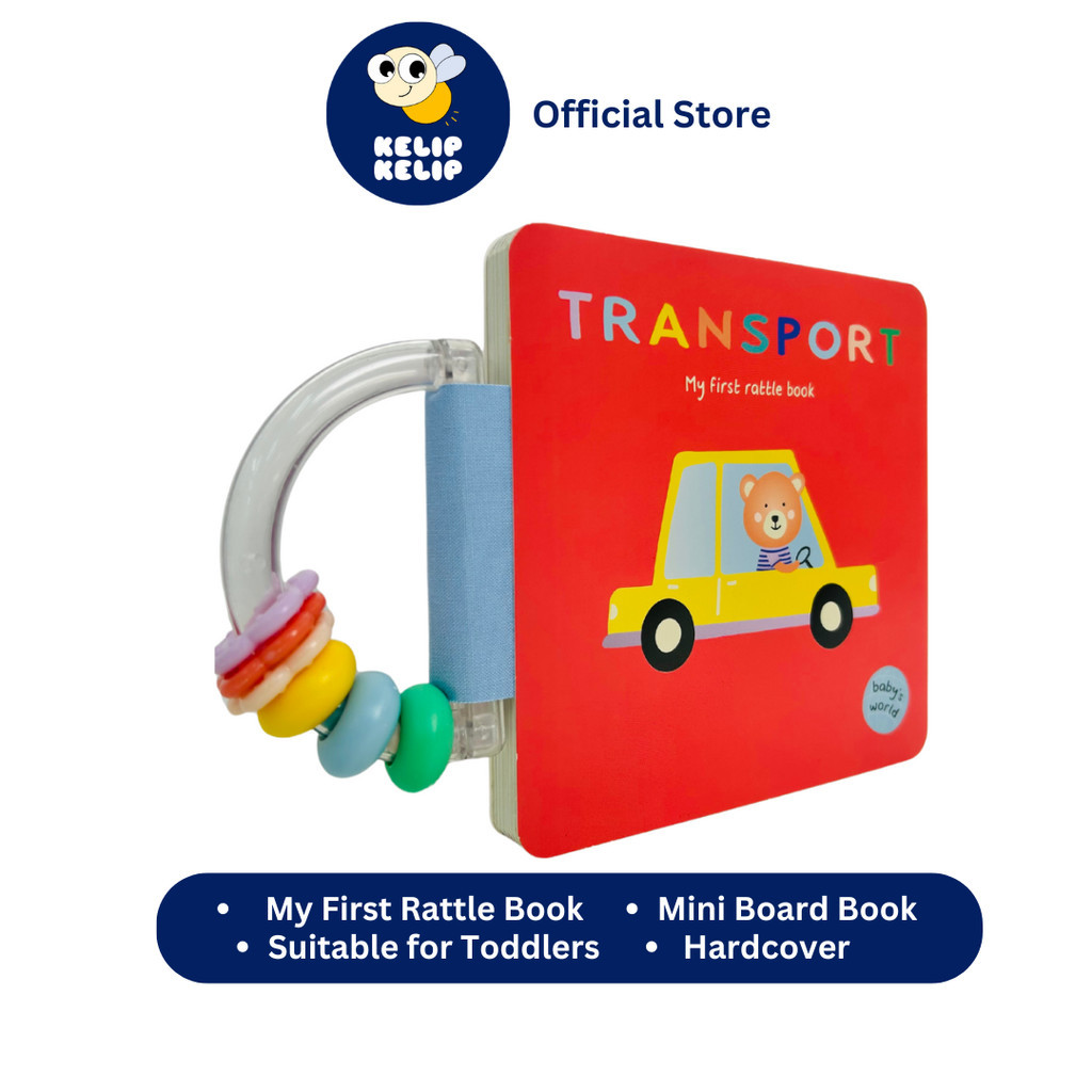 My First Rattle Vehicles Board Book For Toddlers to Identify Cars Boats ...