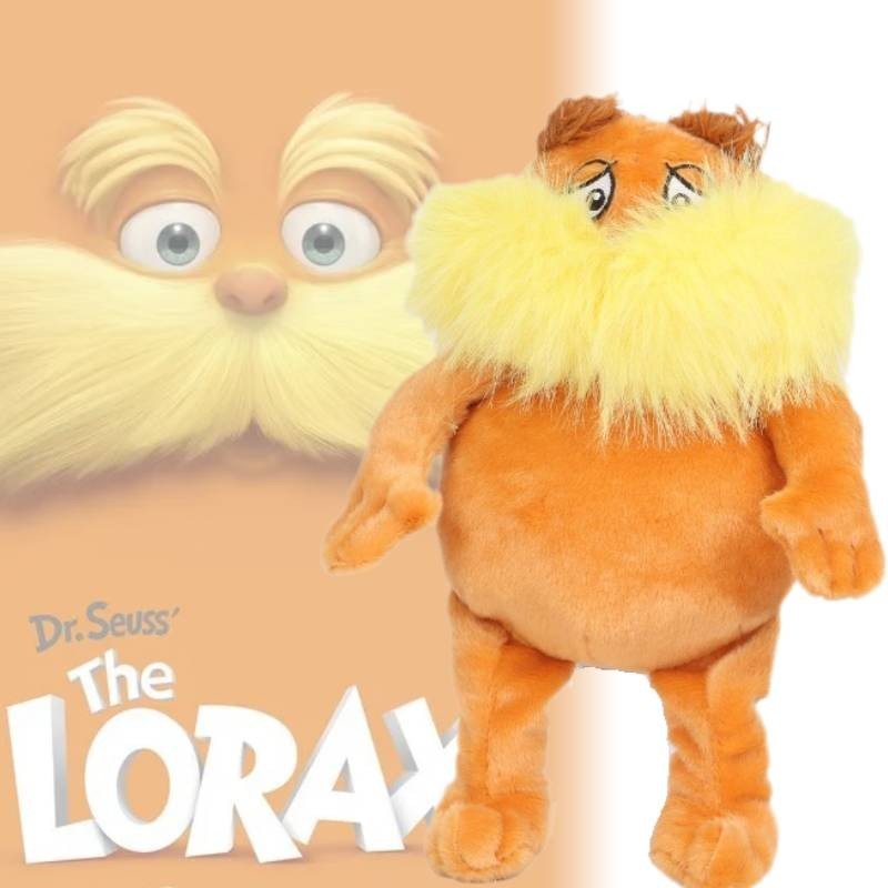 Premium Lorax Plush Figure Fun And Soft Dr Seuss Movie Playtime For ...