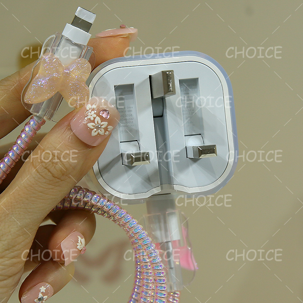 For Phone 15 3-pin folding plug 20W A2344/A2902 square Cute Beaver Cartoon charger cove Fast ...