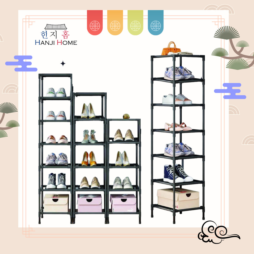 Hanji Simple Door Entry Shoe Rack Bedroom Space-Saving Corner Shoe ...
